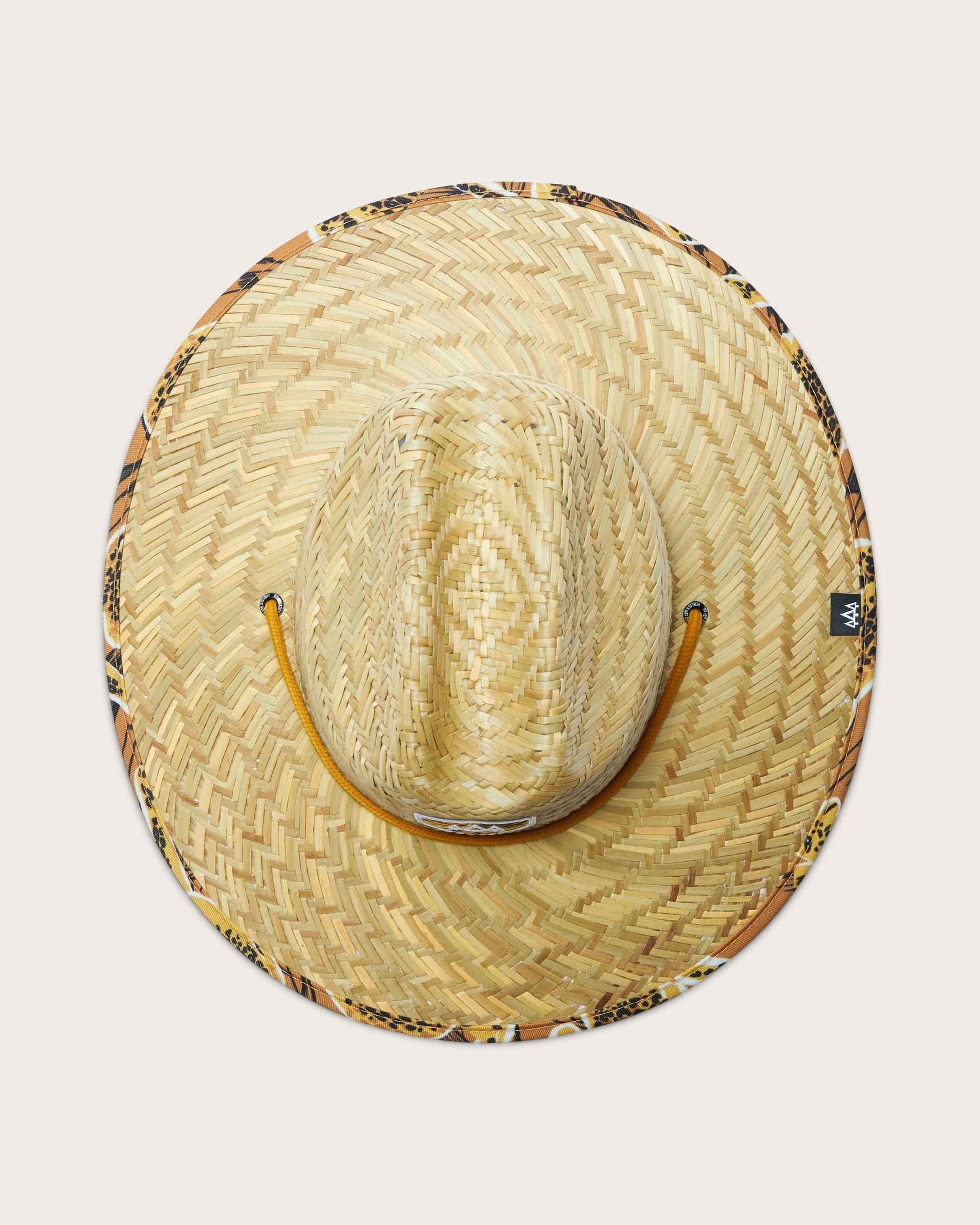 Pounce Straw Lifeguard Hat - Big Kids | Straw Hat UPF 50+ | Hemlock Hat Co.