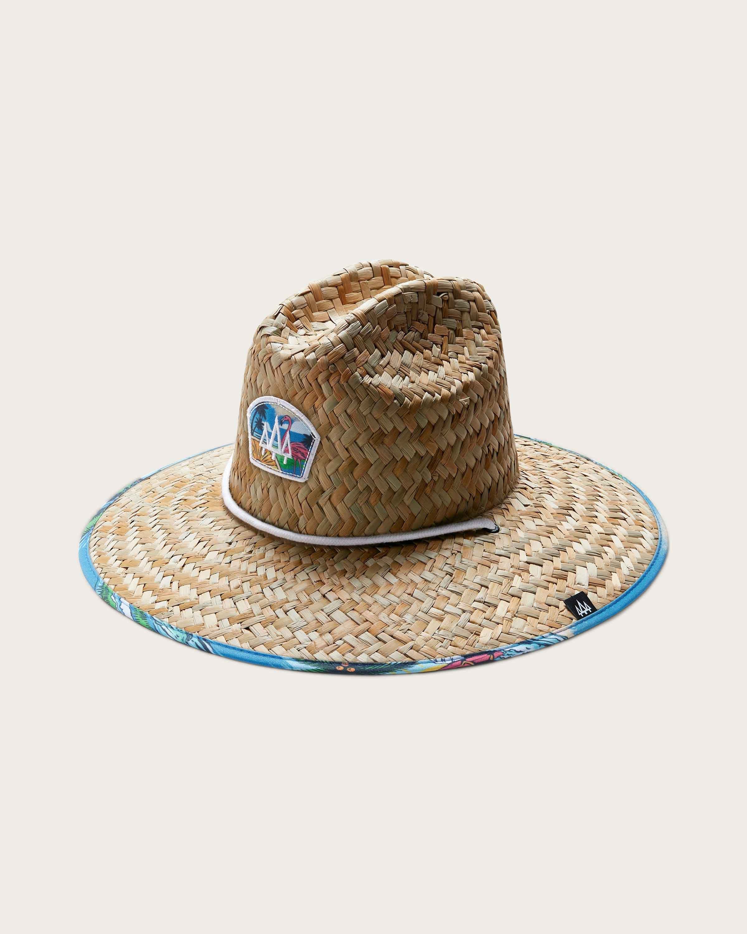 Seaside Straw Lifeguard Hat | Straw Hat UPF 50+ | Hemlock Hat Co.