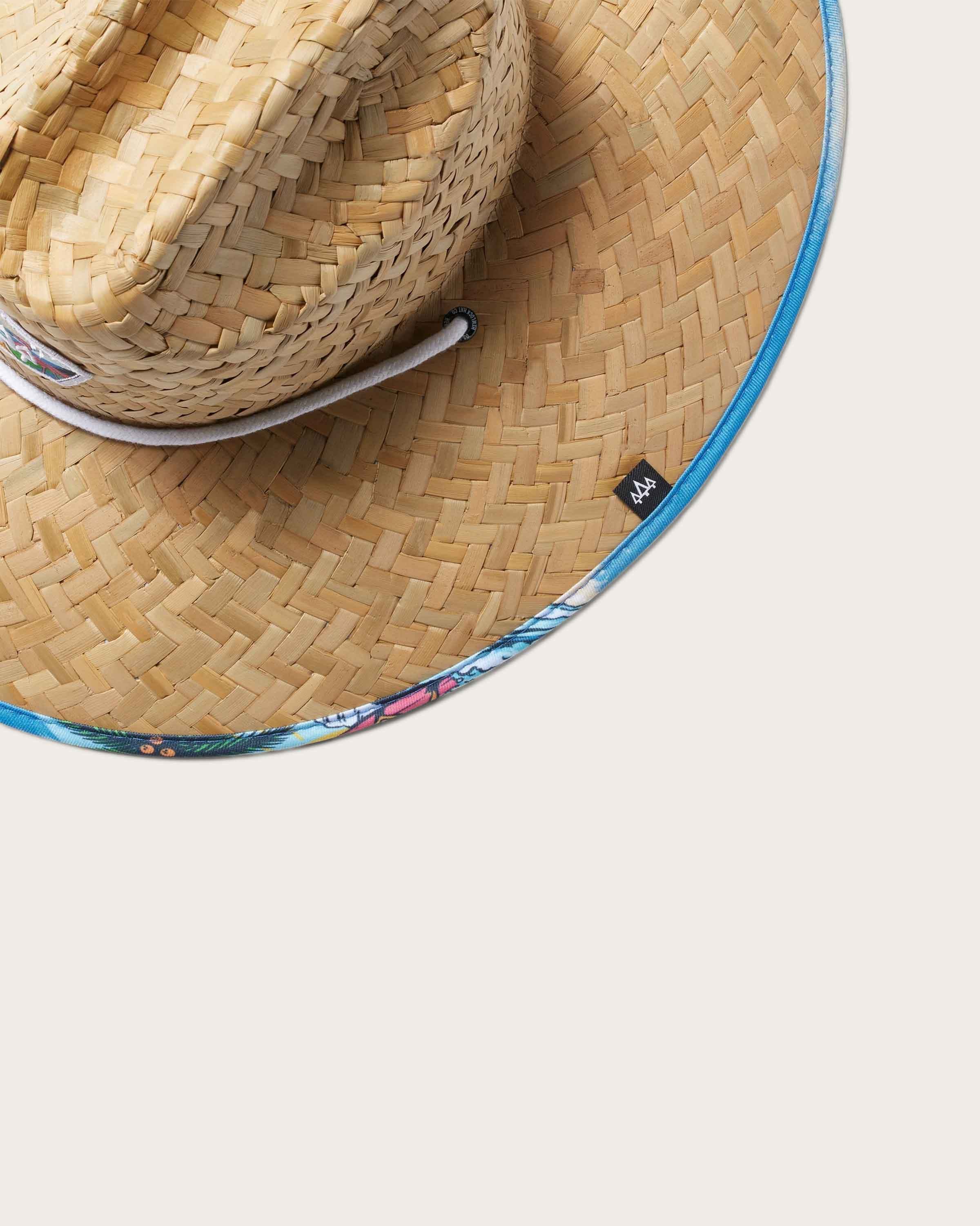 Seaside Straw Lifeguard Hat | Straw Hat UPF 50+ | Hemlock Hat Co.